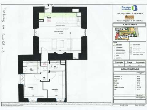 Location Appartement 3 pièces à Cancale (35260) : à louer 3 pièces ...