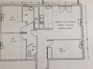 Location Appartement 4 pièces à Saint-Maximin (60740) : à louer 4 ...