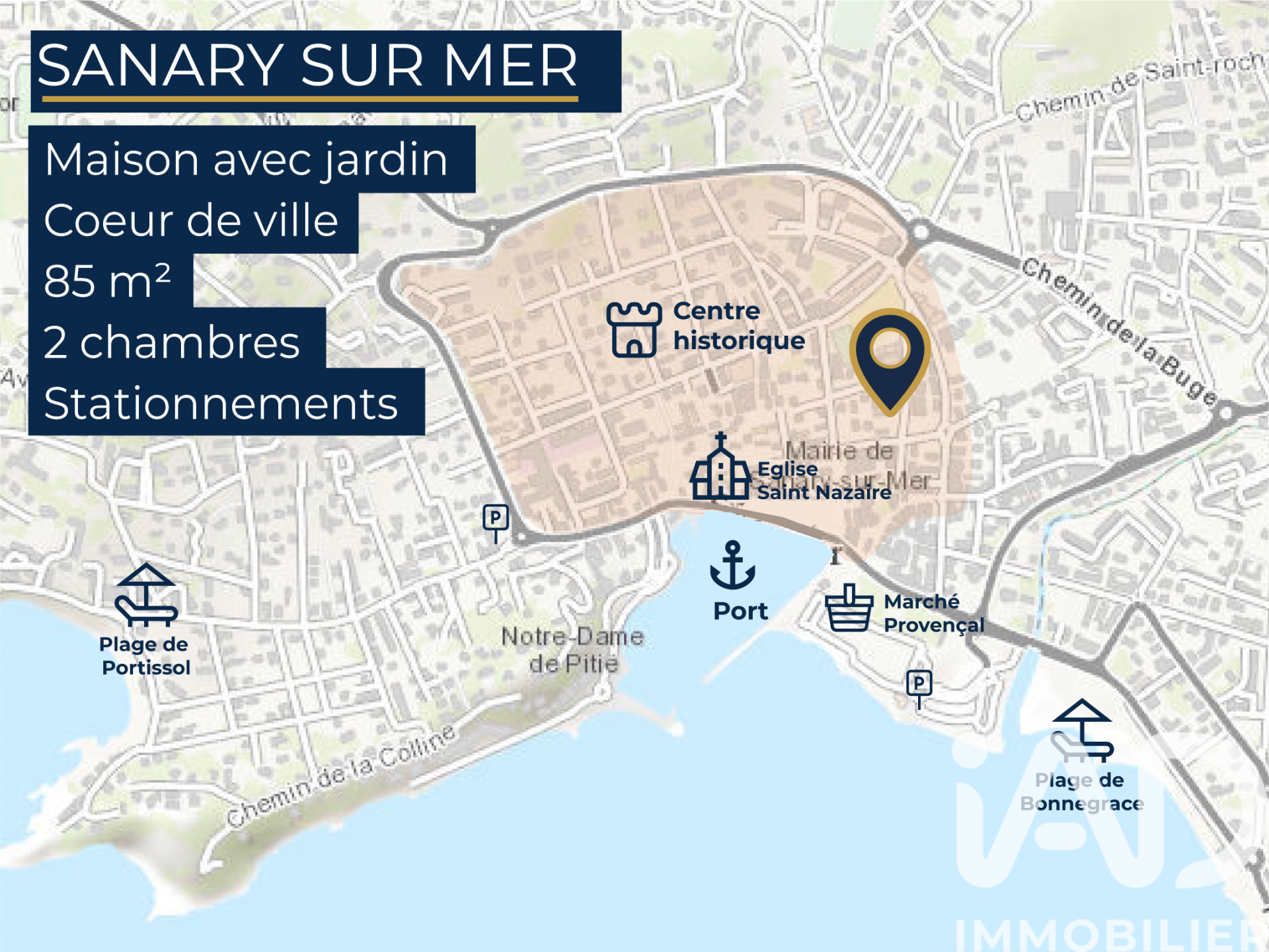 Vente Maison à Sanary-sur-Mer (83110) : à vendre / 85m² Sanary-sur-Mer