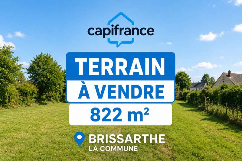 Vente Terrain à Brissarthe (49330) : à vendre / 822m² Brissarthe