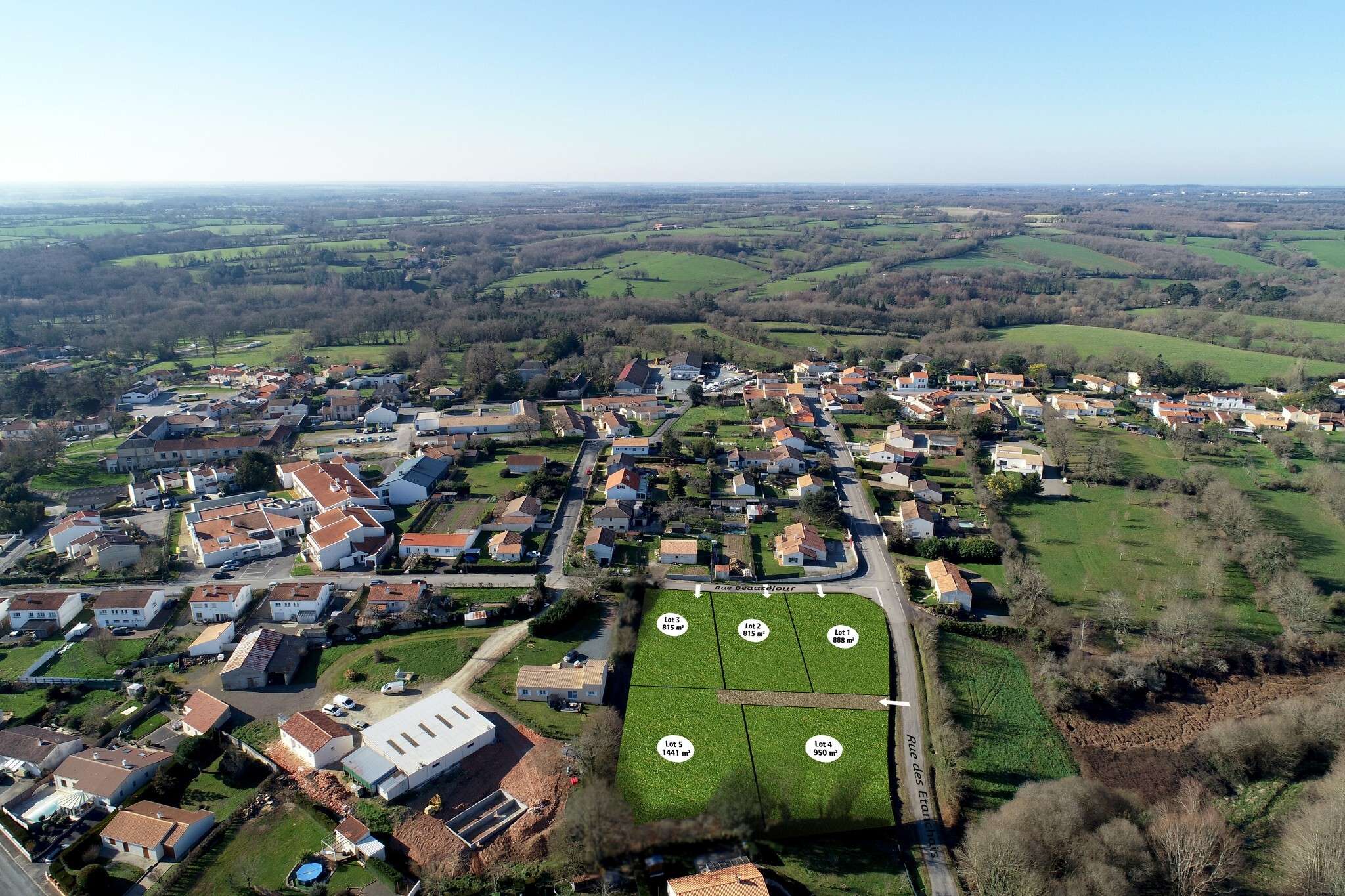 Vente Terrain au Champ-Saint-Père (85540) : à vendre / Le Champ-Saint-Père