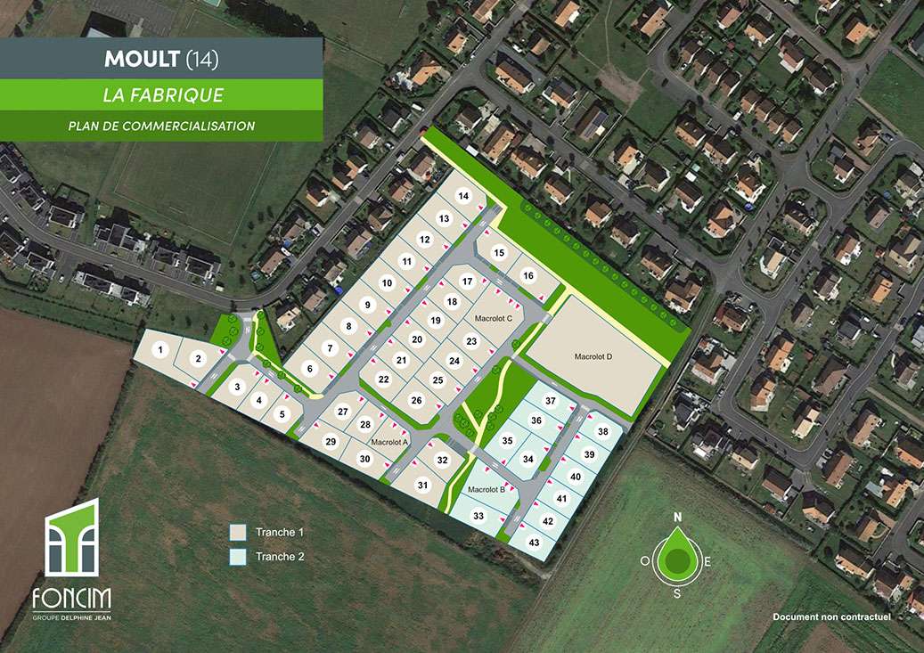 Vente Terrain à Moult-Chicheboville (14370) : à vendre / 463m² Moult ...